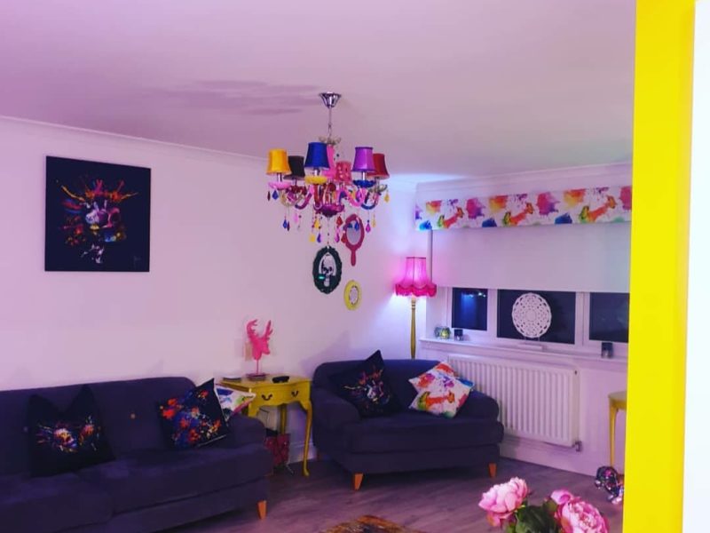 Former Council House Transformed Into an Eclectic Colorful Home - Tutuhut